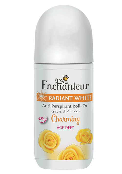 Radiant white anti-perspirant roll-on - Charming – Enchanteur Nigeria